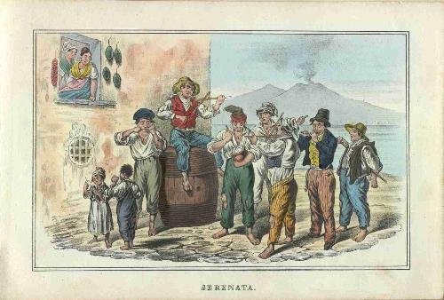 Souvenirs de Naples - Album di scene popolari napoletane. - Libro