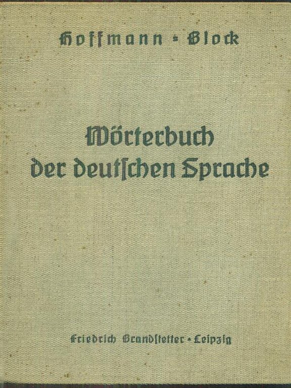worterbuch der deutschen sprache - Libro