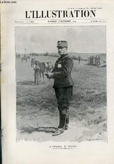 L'ILLUSTRATION JOURNAL UNIVERSEL N° 3215 - Gravures: le général de ...
