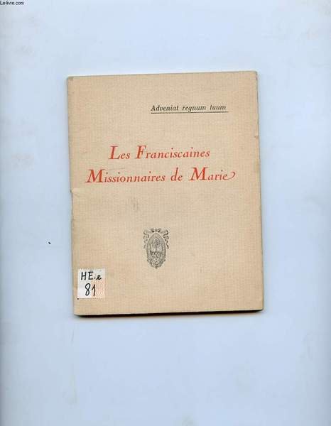 LES FRANCISCAINES MISSIONNAIRES DE MARIE - Libro