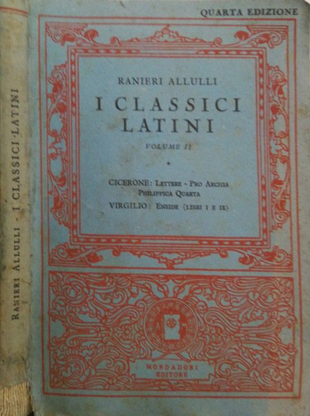 I CLASSICI LATINI VOL. II - Libro