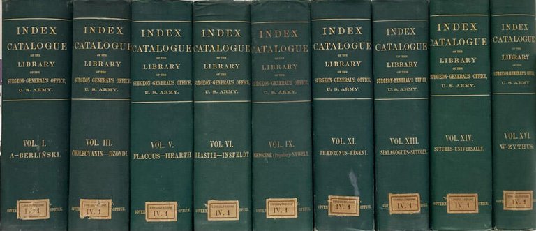 Index-catalogue of the library of the surgeon-general's office - Libro