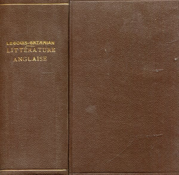 HISTOIRE DE LA LITTERATURE ANGLAISE. - Libro