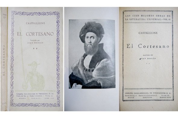 El Cortesano. Traducido por Juan Boscán. Tomo Segundo. - Libro