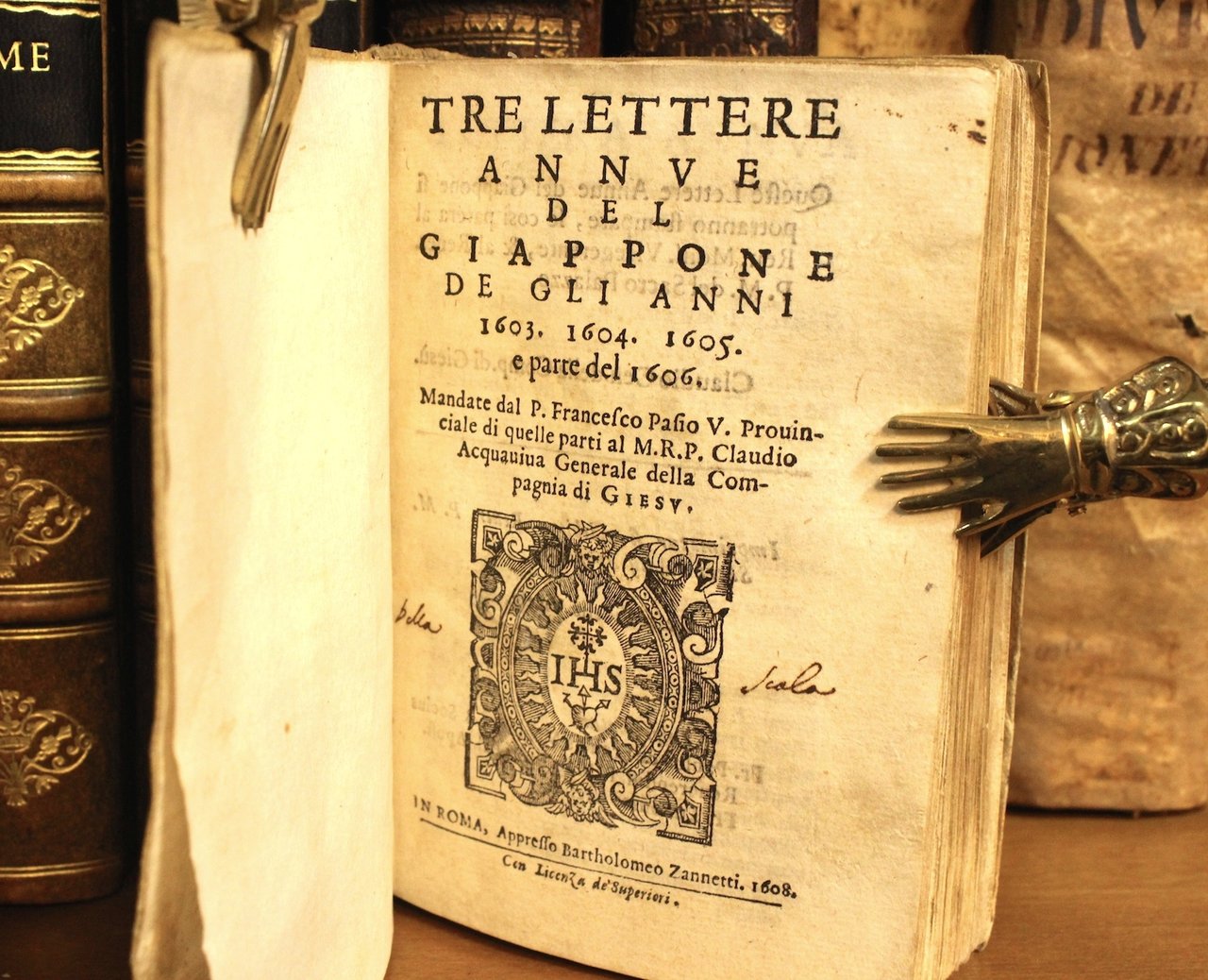 Tre lettere annue del Giappone de gli anni 1603, 1604, 1605, e parte ...