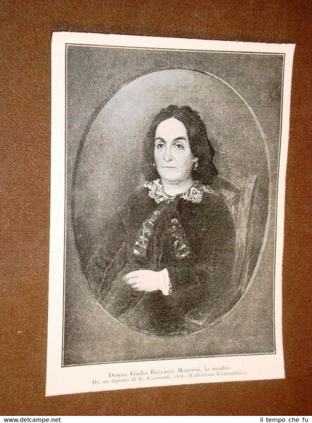 Donna Giulia Beccaria Madre di Alessandro Manzoni - Stampa