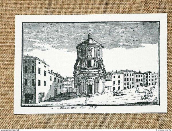 Milano nel 700 Chiesa di San Sebastiano Lombardia Marc'Antonio Dal Re ...