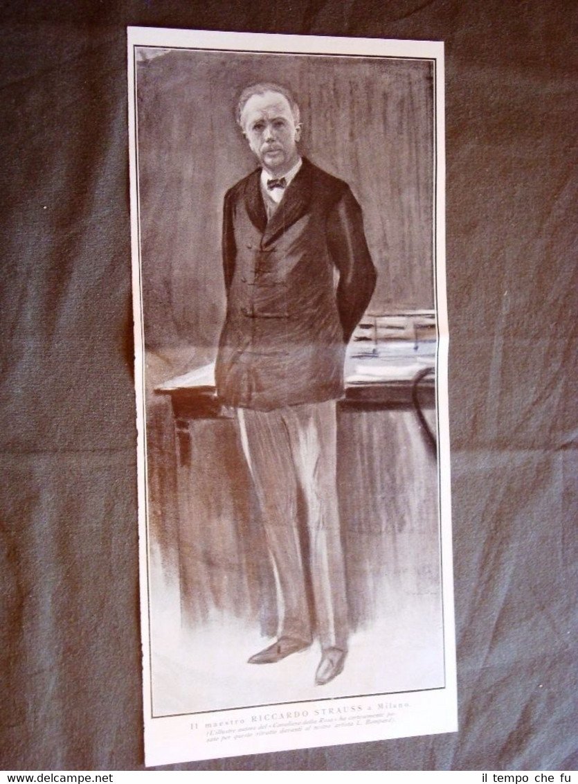 Compositore e Maestro Richard Georg Strauss di Monaco di Baviera nel ...