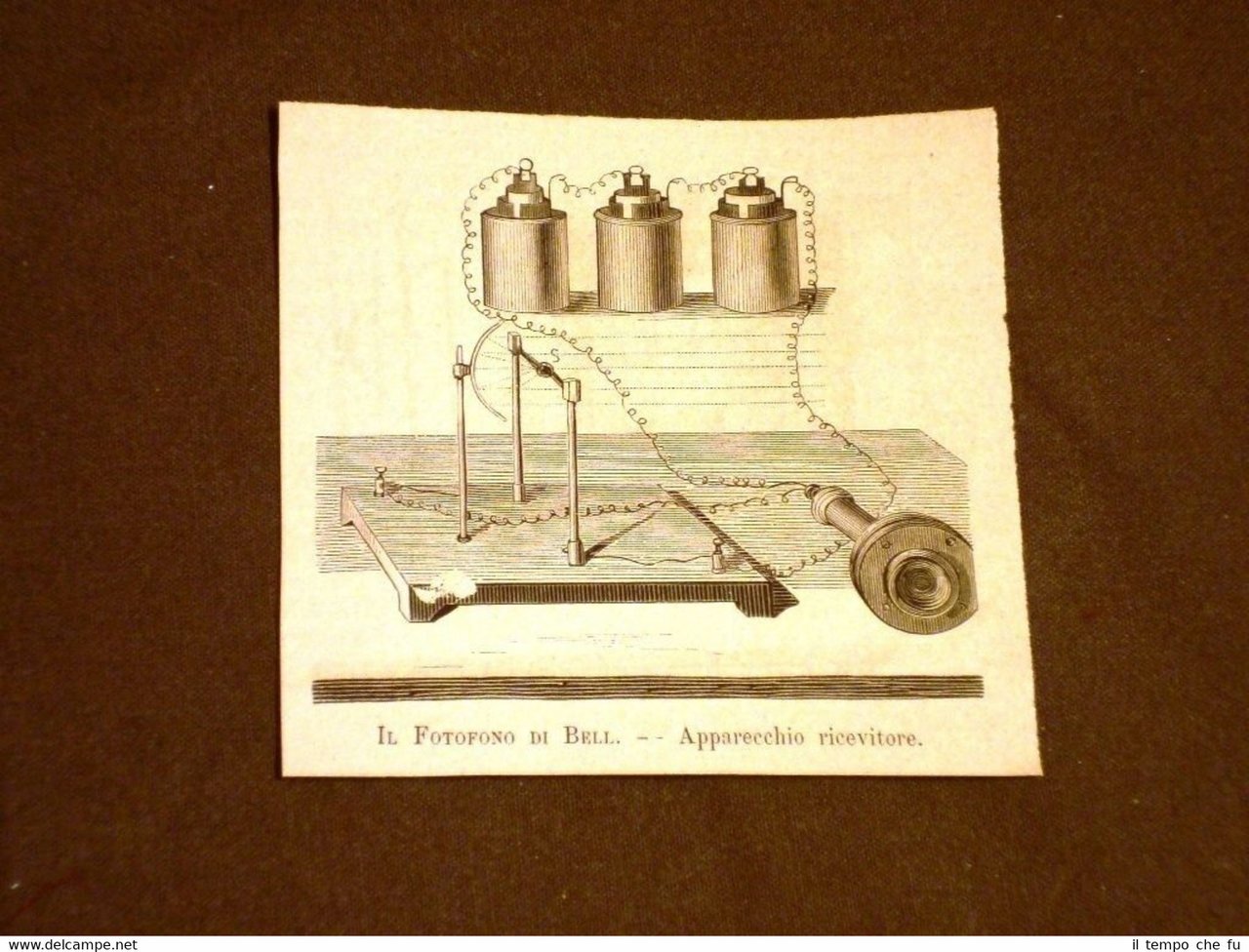 Invenzione del 1880 Fotofono di Alexander Graham Bell di Edimburgo ...