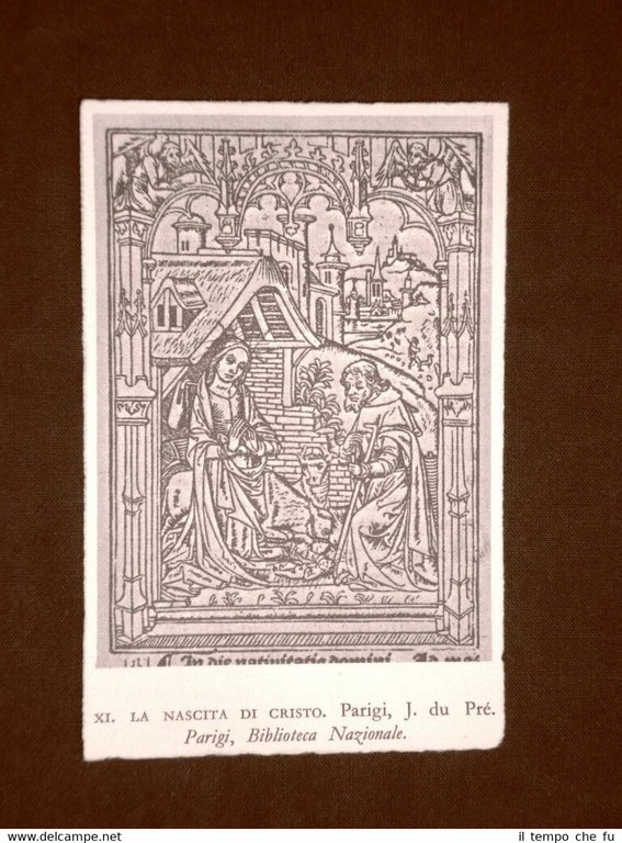La nascita di Cristo J.du Pré Stampa pop. Biblioteca nazionale di ...