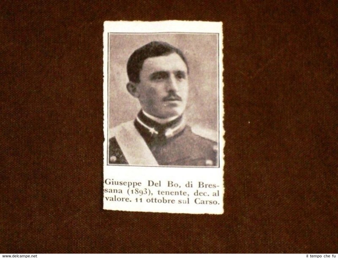 WW1 Prima Guerra Mondiale 1914 - 1918 Caduto Giuseppe Del Bo di ...