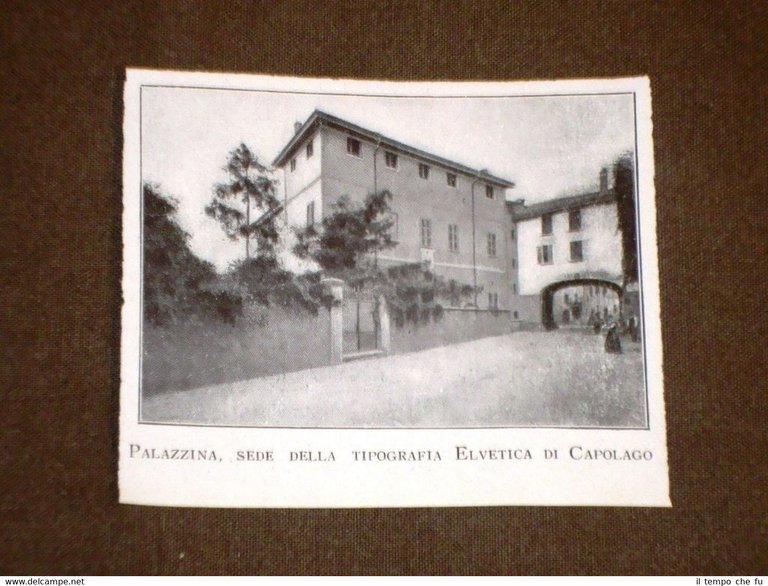 WW1 Prima guerra mondiale del 1914-1918 La tipografia Elvetica di ...