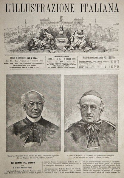 Cardinale Giuseppe Pecci, fratello del Papa, cancelliere capitolino ...