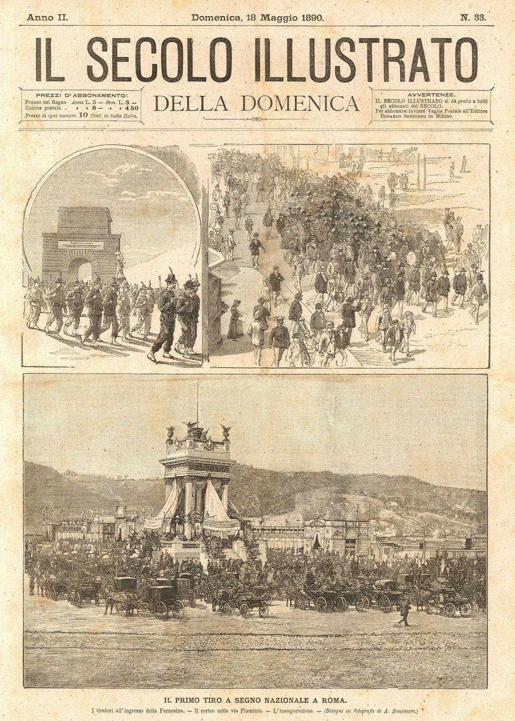 Il primo tiro a segno nazionale a Roma - Stampa