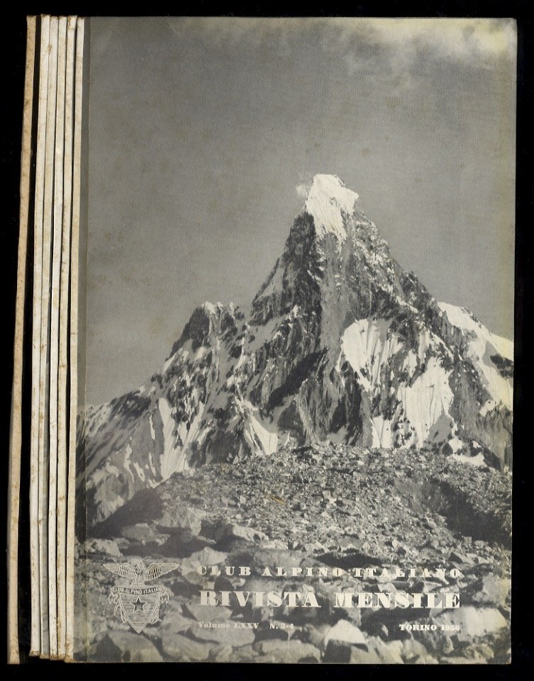 CLUB ALPINO ITALIANO. Rivista mensile. Volume LXXV. 1956. Fascicoli 1-2 ...