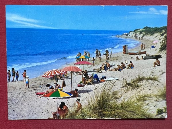 Cartolina - Manduria ( Taranto ) - Campo Dei Messapi - Spiaggia - 1970 ...