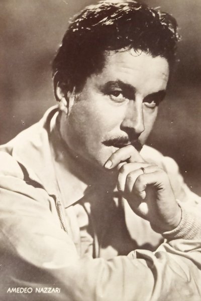 Cartolina Cinema Teatro - Attore - Amedeo Nazzari - 1955 ca. - Cartolina