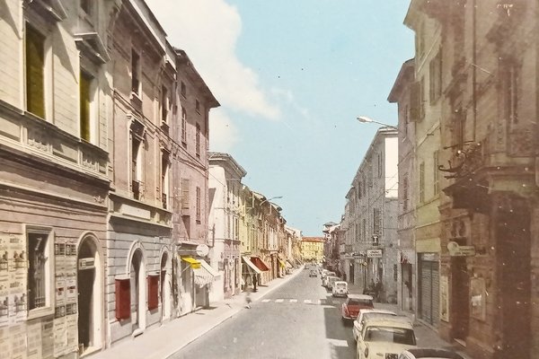 Cartolina - Castel S. Giovanni - Corso G. Matteotti - 1969 - Cartolina