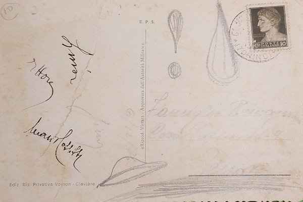 Cartolina - Claviere - Panorama generale col forte francese Janus ...