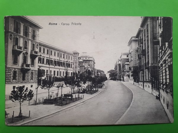 Cartolina - Roma - Corso Trieste - 1944 - Cartolina