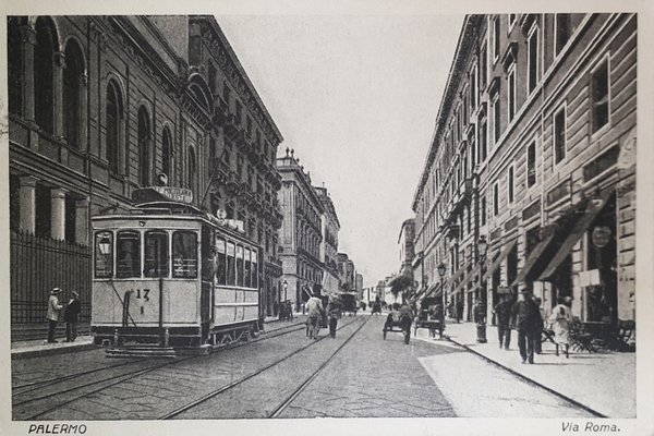 Cartolina - Palermo - Via Roma - 1926 - Cartolina