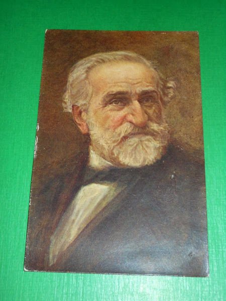 Cartolina Giuseppe Verdi - Pittore Adolfo Magrini 1915 - Cartolina