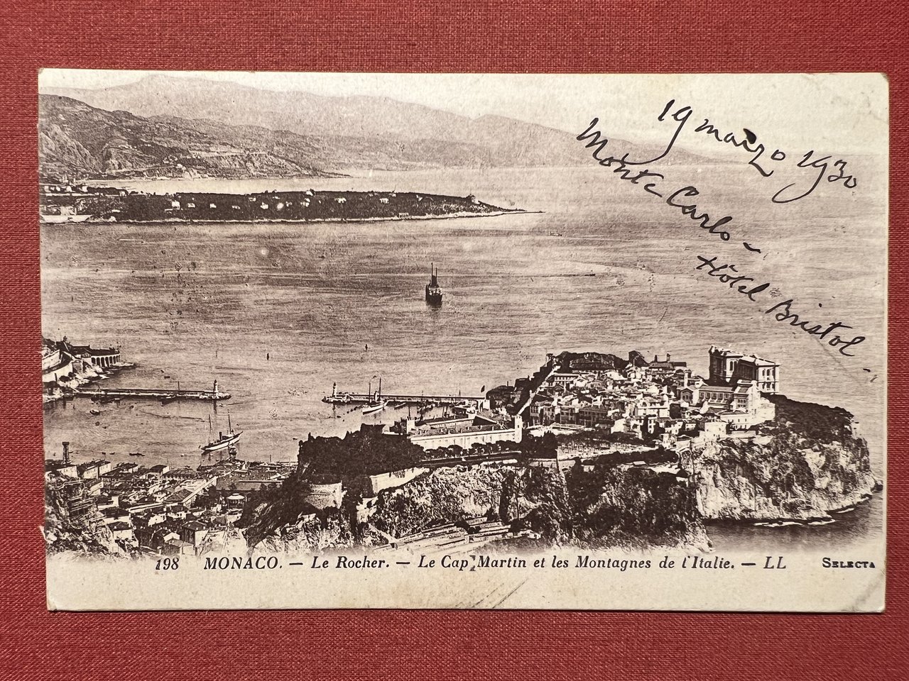 Cartolina - Monaco - Le Rocher - La Cap Martin et les Montagnes de l ...