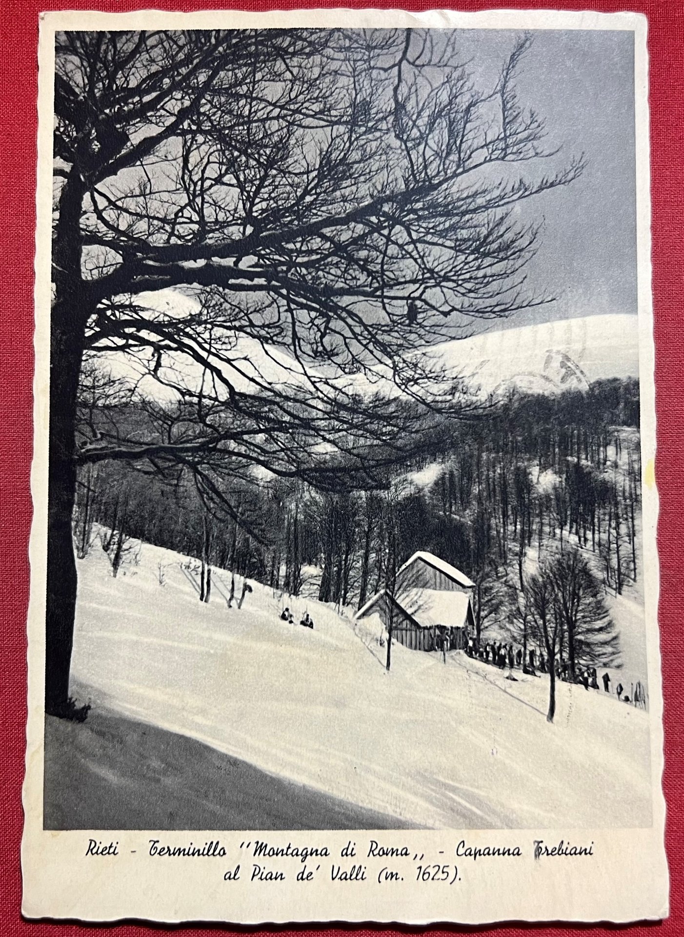 Cartolina - Rieti - Terminillo Montagna di Roma - Capanna Trebiani ...