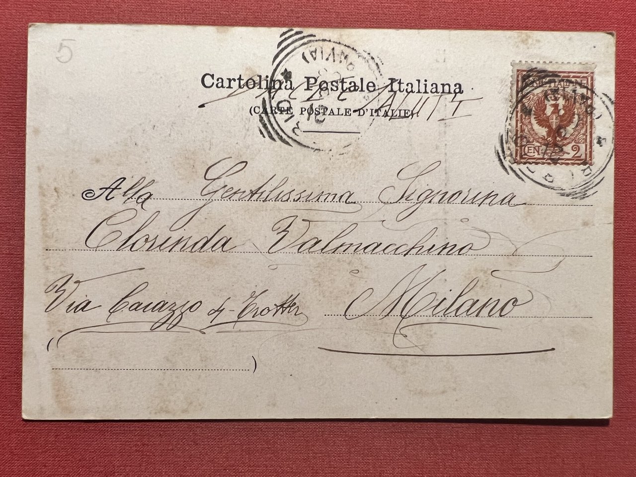 Cartolina - Saluti da Roma - Costume Romano - Ciociare che filano ...