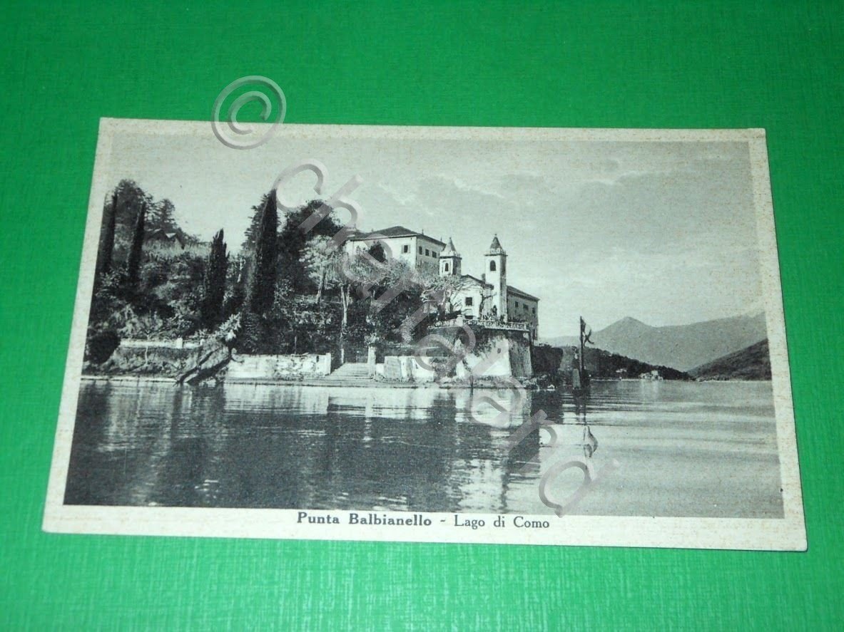 Cartolina Punta Balbianello - Lago di Como 1942. - Cartolina