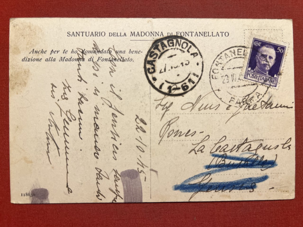 Cartolina Santuario della Madonna di Fontanellato - Interno della ...