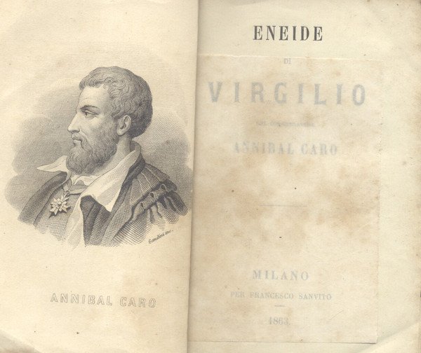 ENEIDE. Versione di Annibal Caro. - Libro